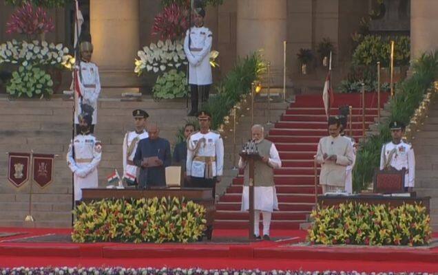 Shri Modi takes oath as the Prime Minister