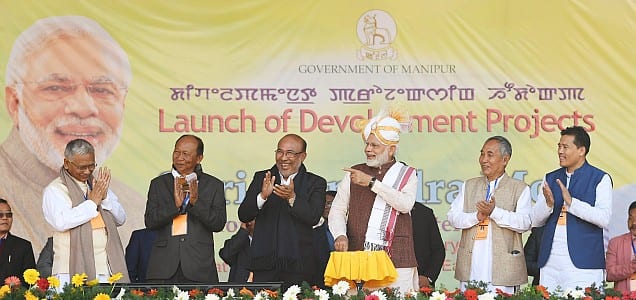 ‘Delhi is at your doorstep now’, PM Narendra Modi tells Manipur