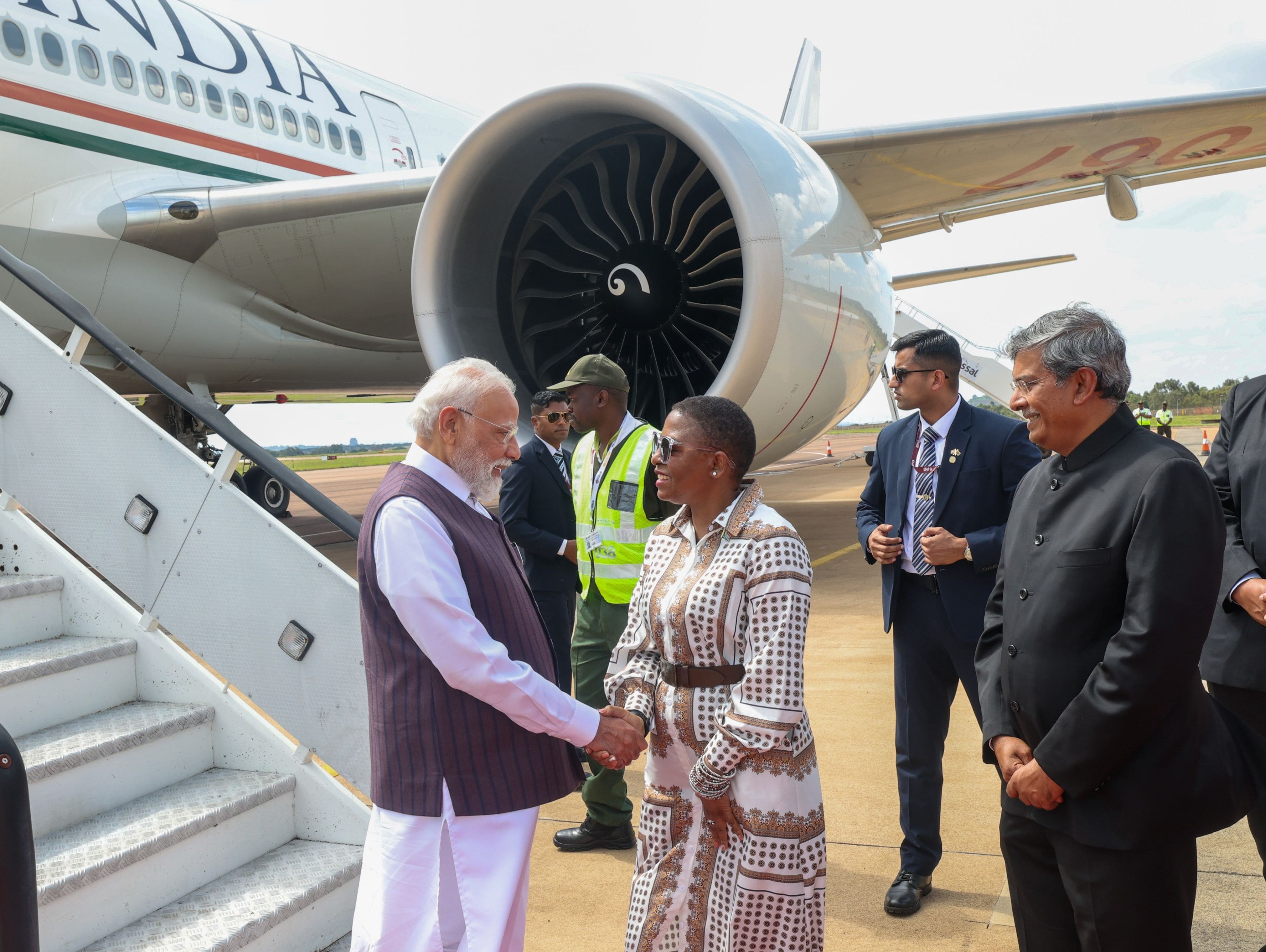 PM Modi arrives in Johannesburg, South Africa to participate in G20 Summit