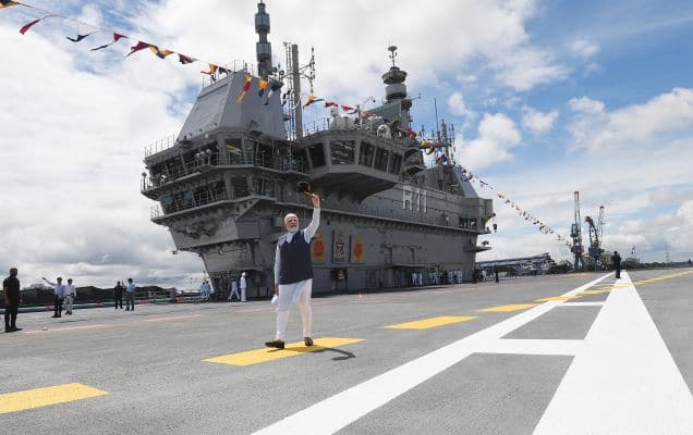 Exclusive pictures from commissioning ceremony of INS Vikrant