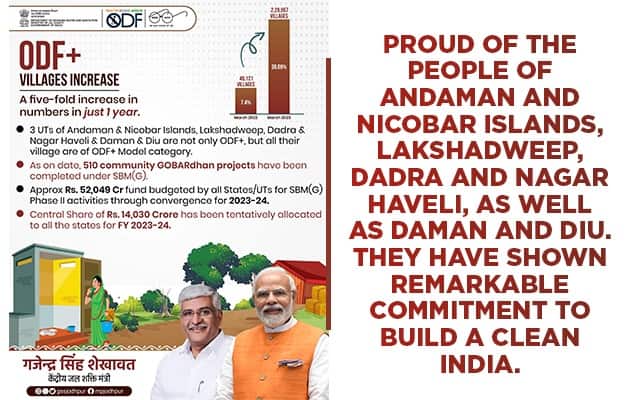 PM praises Andaman and Nicobar islands, Lakshadweep, Dadra and Nagar ...
