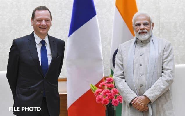 Diplomatic Advisor to the President of France calls on Prime Minister Modi