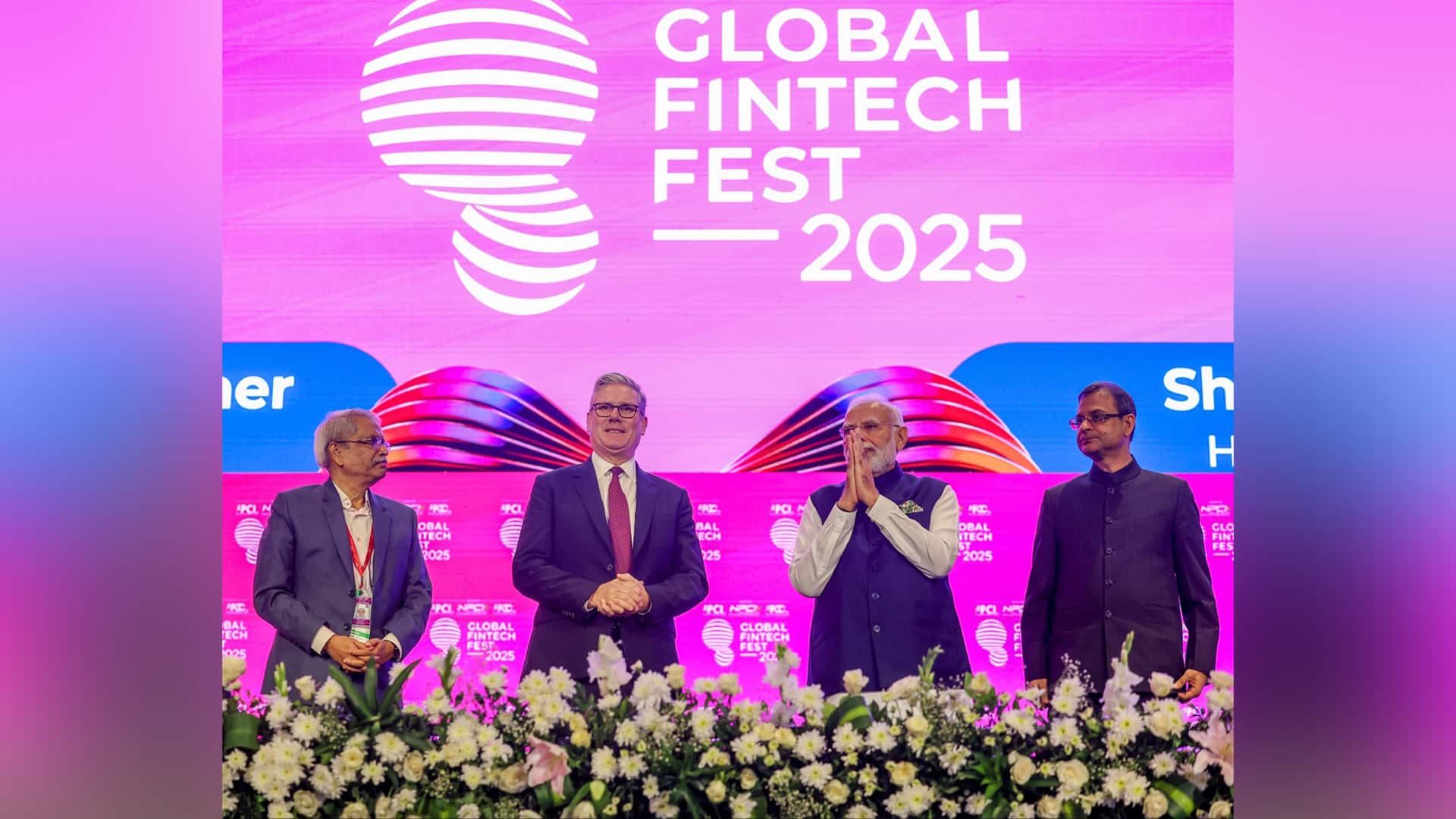 PM Modi addresses the Global Fintech Fest 2025 in Mumbai