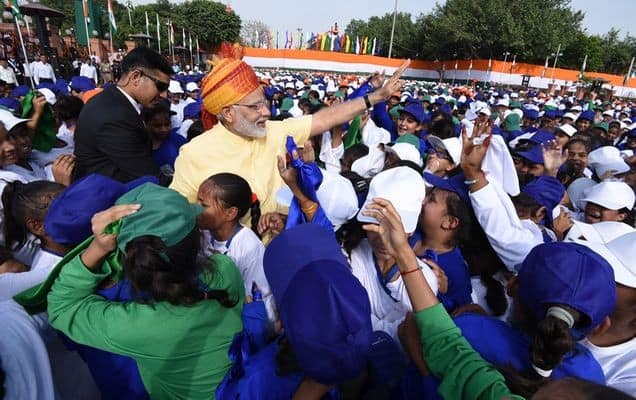 Glimpses of the Independence Day celebrations at the Red Fort
