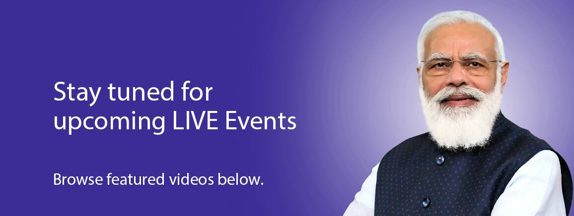 PM Narendra Modi - Watch Live | Speech, Events, Videos on NarendraModi.in