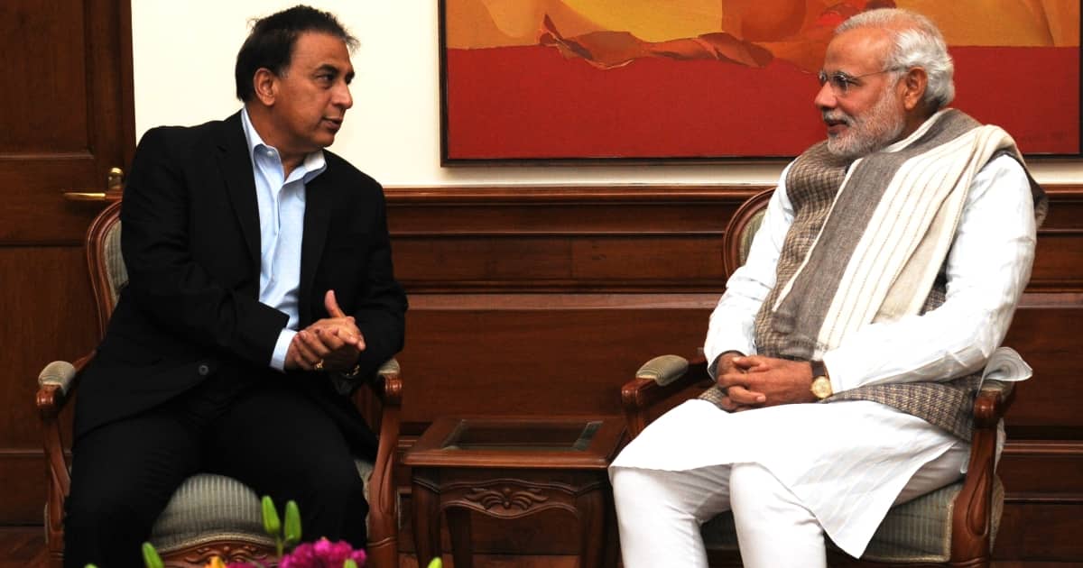 Shri Sunil Gavaskar called on the PM Modi