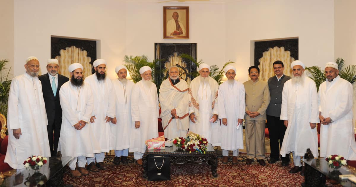 His Holiness Syedna Mufaddal Saifuddin, the Religious Head of the Dawoodi Bohra Community, calls ...